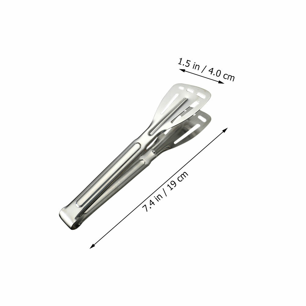 Кухонные Щипцы Для Приготовления Еды Из Нержавеющей Стали 19X4X2Cm