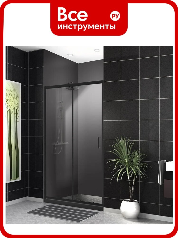 Душевая дверь BelBagno UNO-195-BF-1-110-C-NERO