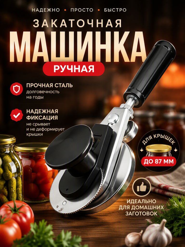 Машина для запечатывания канистр, металлическое с черными ручками