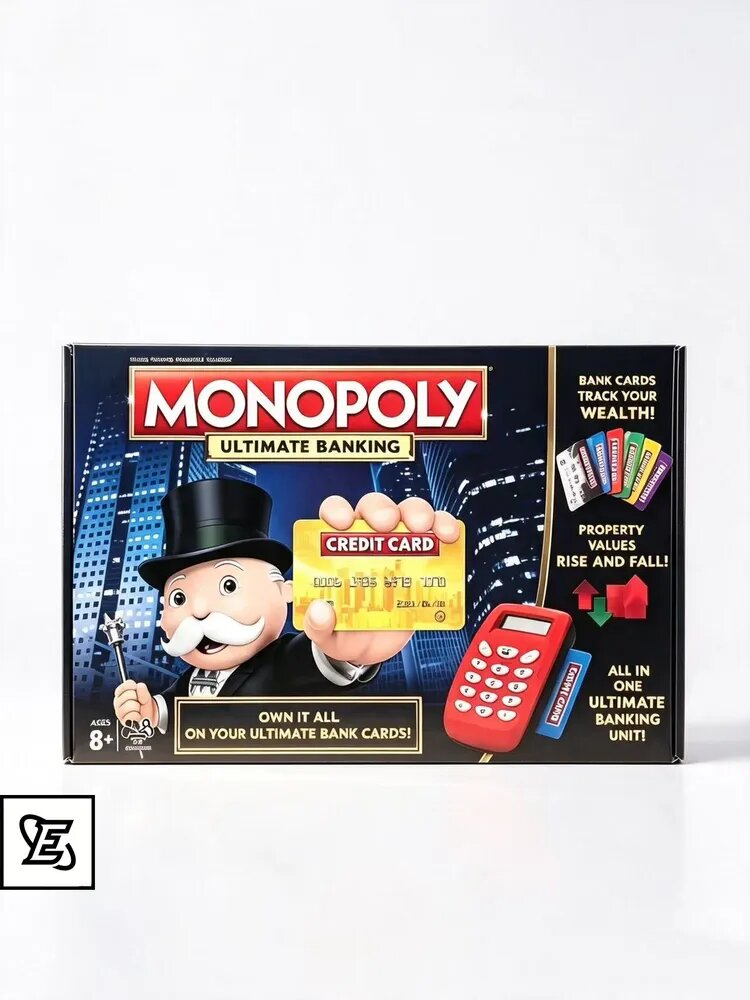Настольная игра Монополия с бесконтактными картами для семейного вечера