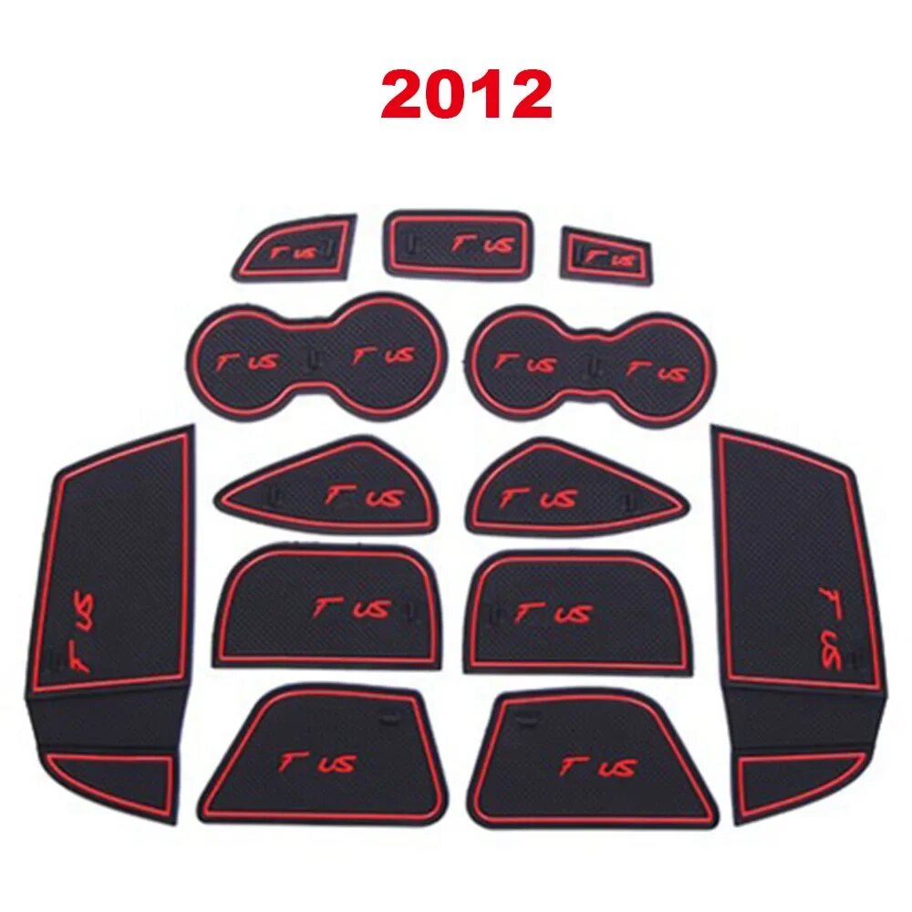 Коврики в дверные карманы Ford Focus 2009-2021, Цвет: 2012