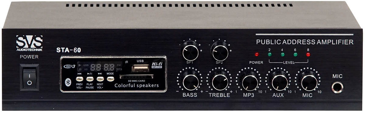 Усилитель SVS Audiotechnik STA-60 черный