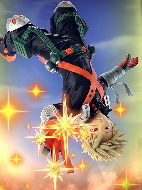 Фигурка из аниме My Hero Academia/Bakugou Katsuki, 17 см, Модель с перевернутой конструкцией, настольная декорация, коллекционная статуэтка, креативный подарок