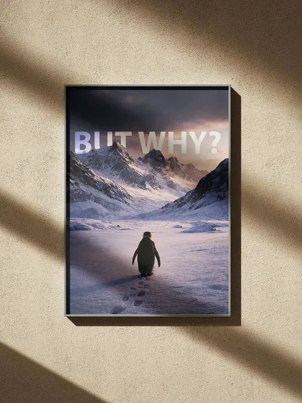 Постер на стену But why, (30x40 см)