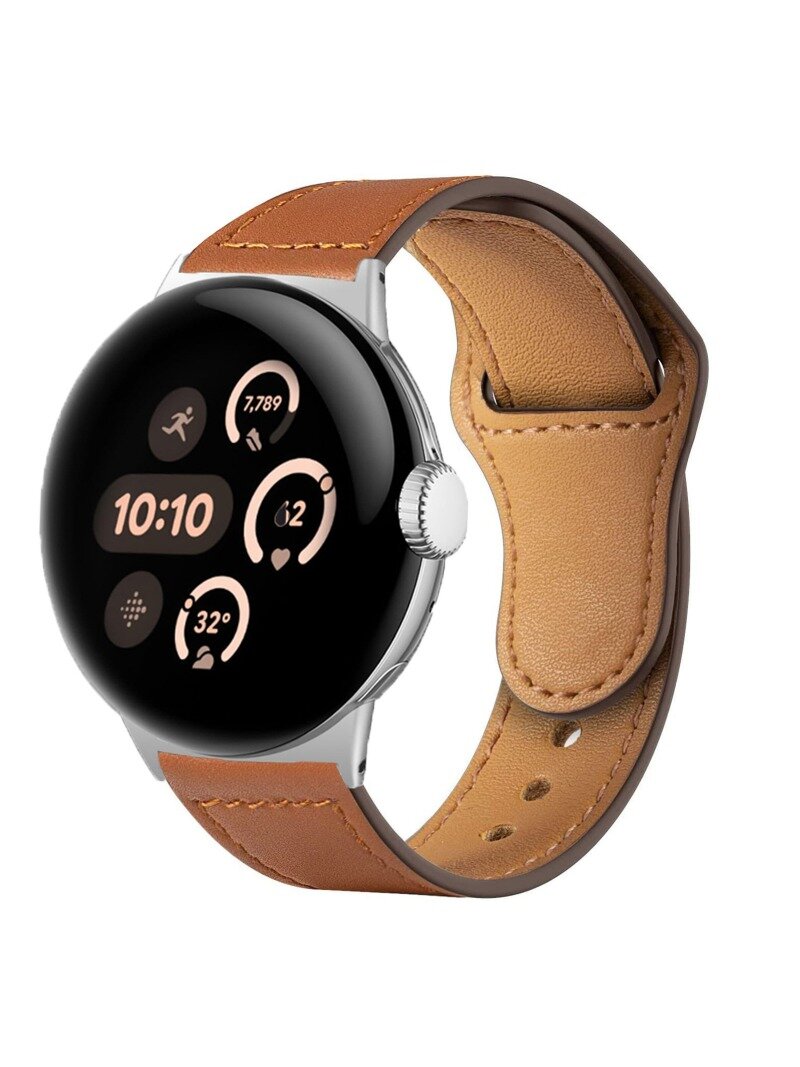 Кожаный ремешок подходит для Google Pixel Watch4/3/2/1 41mm 45mm
