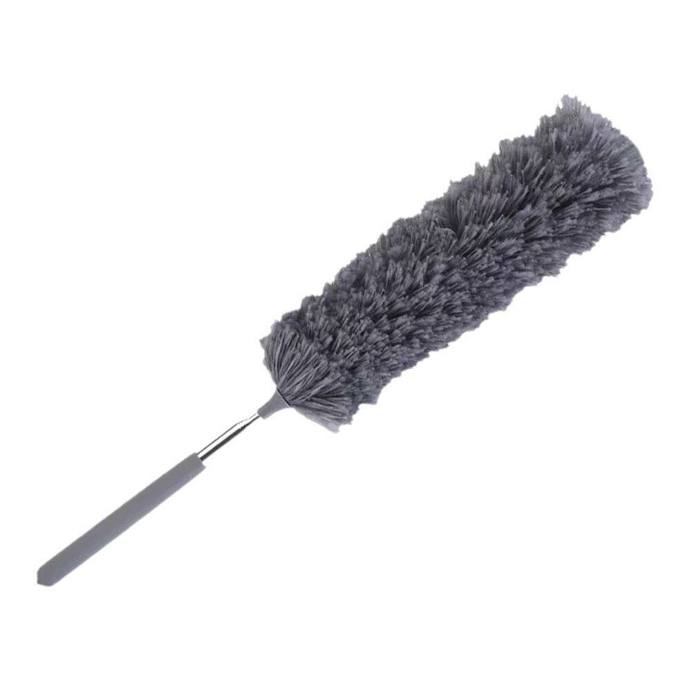 Пипидастр антистатическая сметка1.4 м, Feather Duster, антистатическая гибкая насадка для чистки потолков, батарей и труднодоступных мест в квартире и автомобиле серовато-белый*1