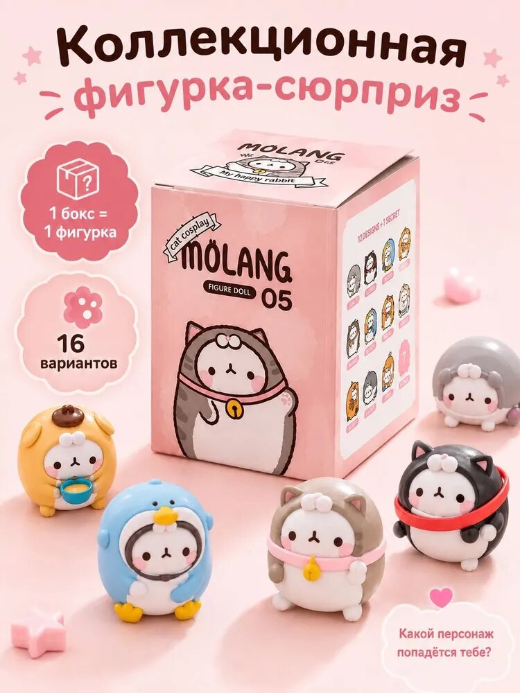 Сюрприз-бокс Molang Cat Cosplay