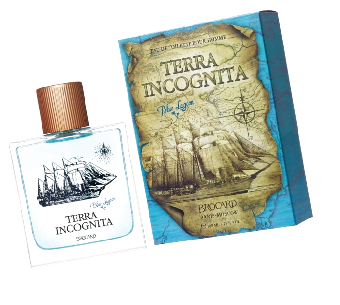 Мужские духи Blue Lagoon Brocard Terra Incognita, 100 мл / Голубая Лагуна