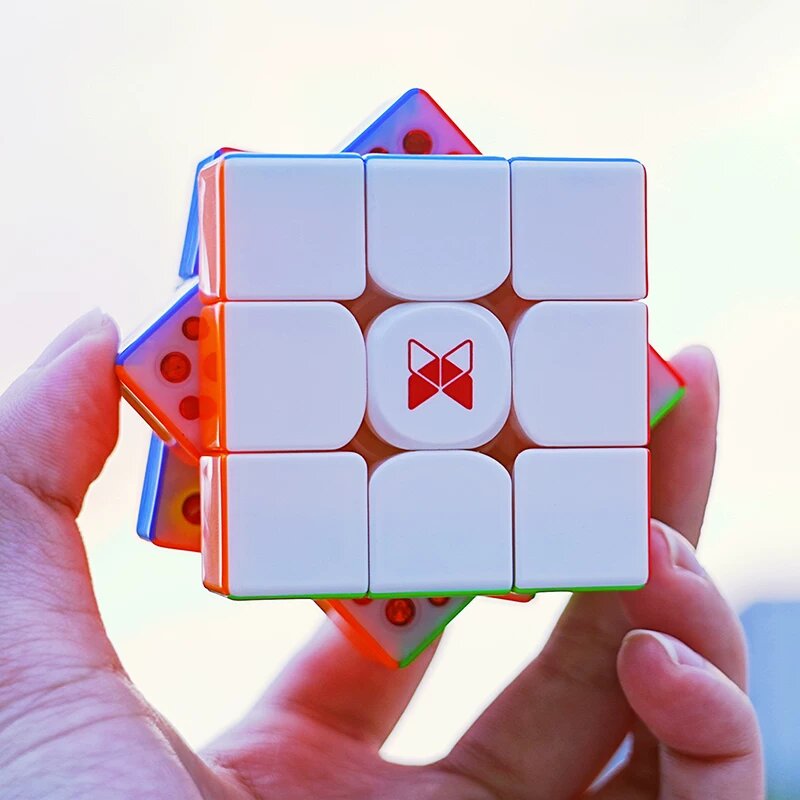 Qiyi Wind 3x3 4-е поколение Про с УФ-диамантовым покрытием Магнитный кубик для скоростного кубинга