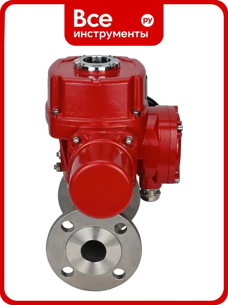 Шаровой кран DN-ru кшфпт-iso.304.180 Ду65 Ру25 с электроприводом QT-W (M) EX-010 220В D160-16573