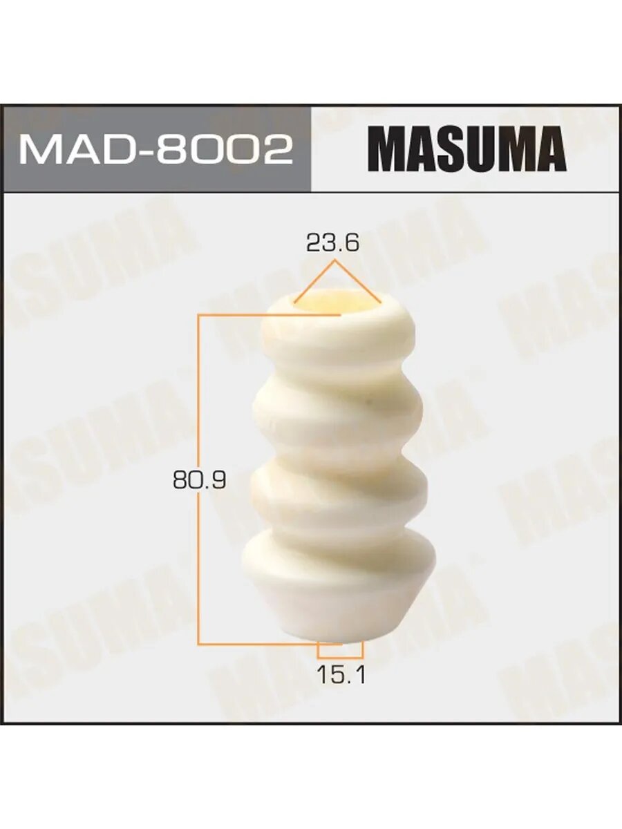 Отбойник амортизатора 15.1 x 23.6 x 80.9 для а/м Legasy/B14, арт. MAD8002