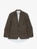 Комбинезон Acne Studios Layered wool suit jacket, размер 38, коричневый