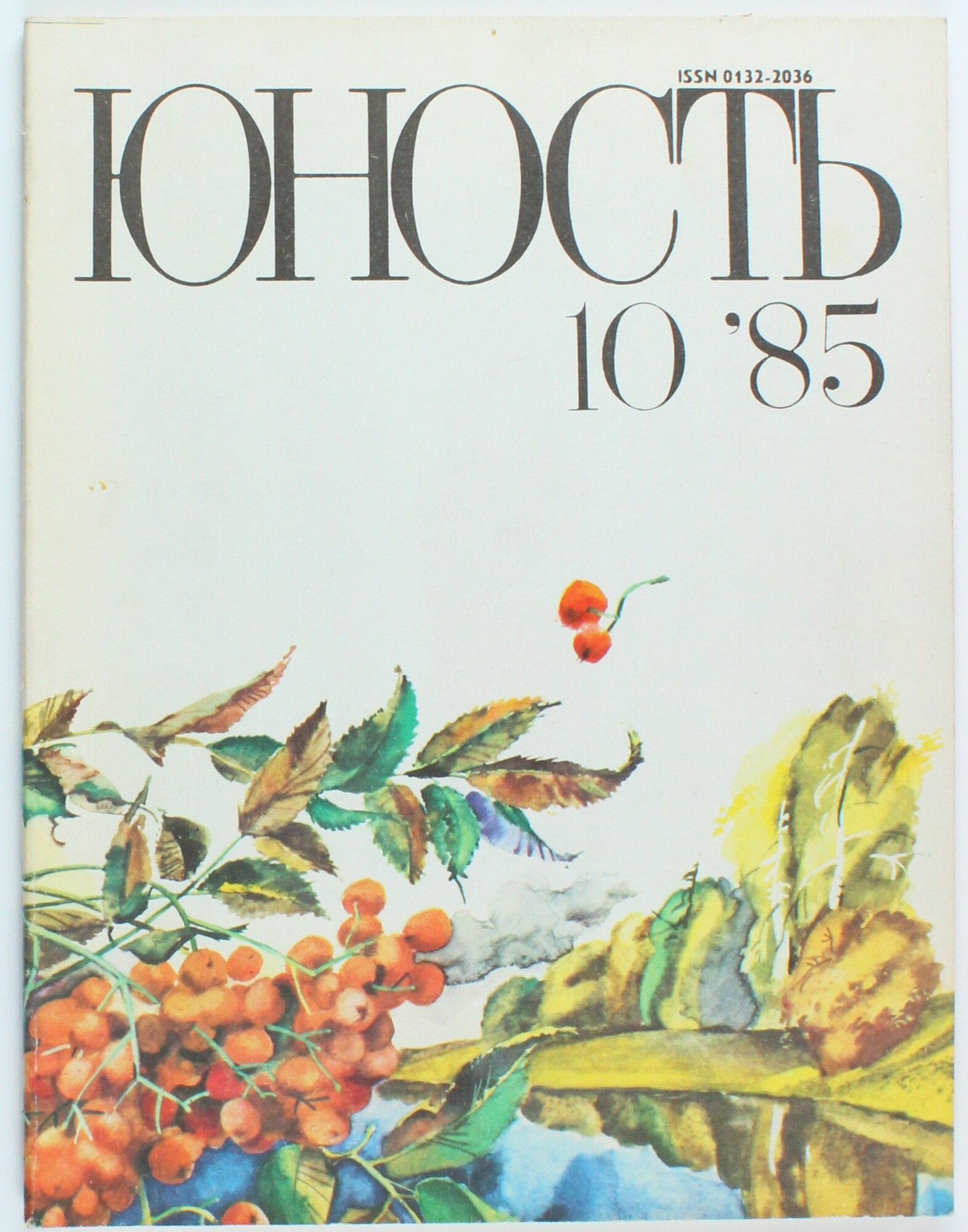 Винтажный журнал СССР Юность, выпуск 10/1985
