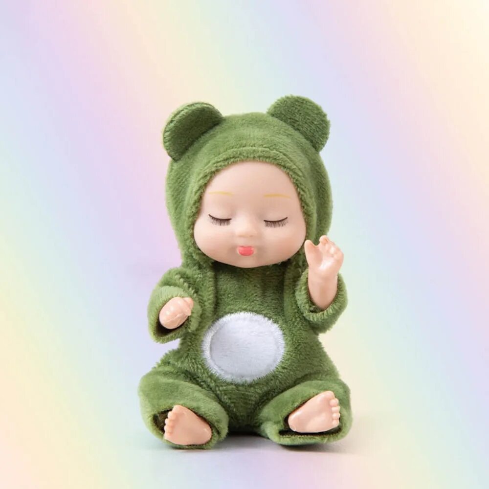 Кукла реборн пластмассовая Cute Smile Series Зеленый, Green