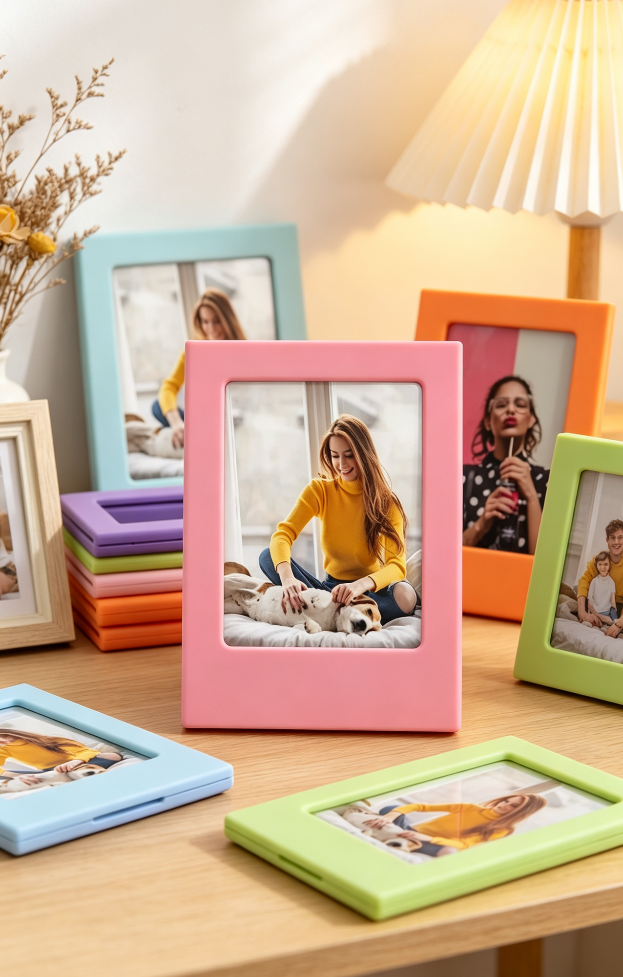 Магнитные фоторамки для Fujifilm Instax Mini, random color 01, 20pcs