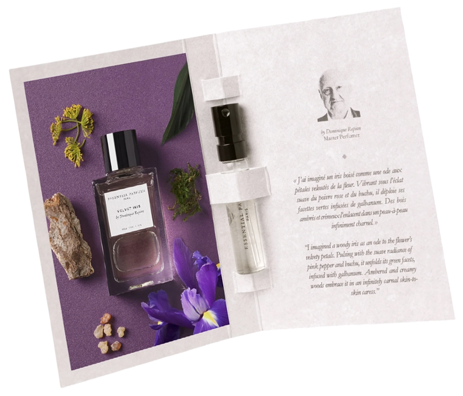 Эссенциал Парфюмс Бархатный Ирис Paris Edp 2 мл миниатюра унисекс - Essential Parfums Velvet Iris