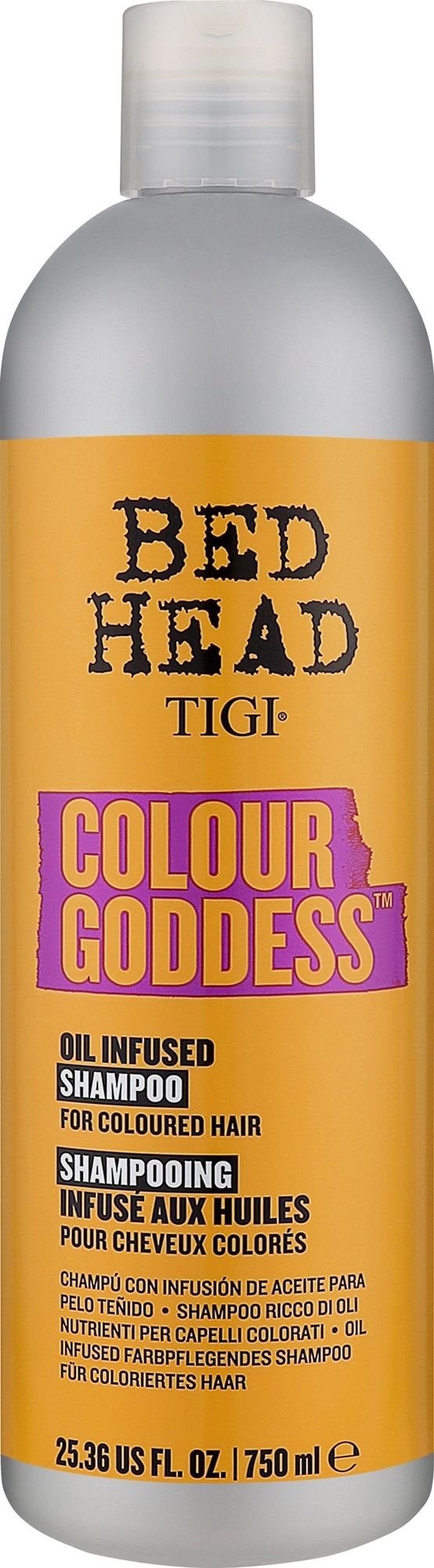 TIGI Шампунь для окрашенных волос Bed Head Colour Goddess Shampoo For Coloured Hair 750 мл