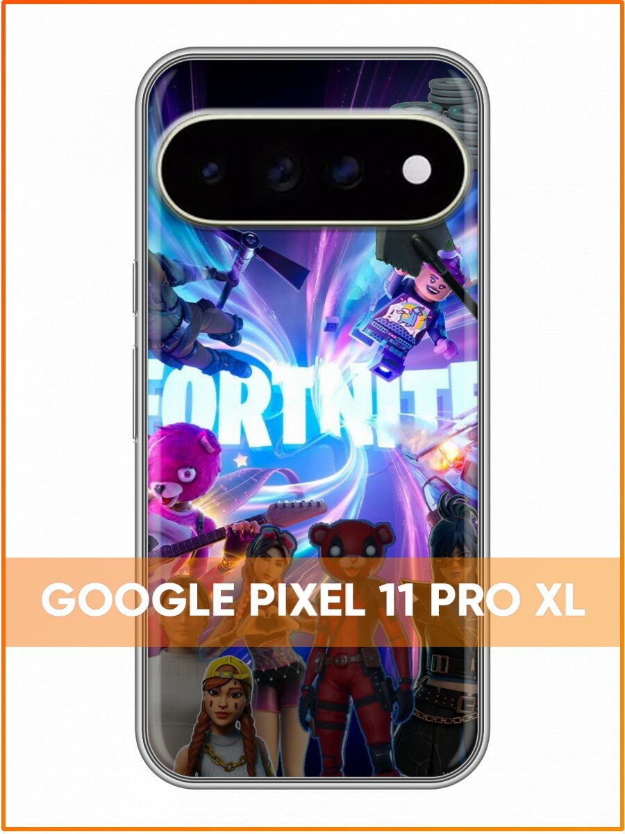 Чехол для Google Pixel 11 Pro XL с принтом для мальчиков Фортнайт (Гугл Пиксель 11 про XL)
