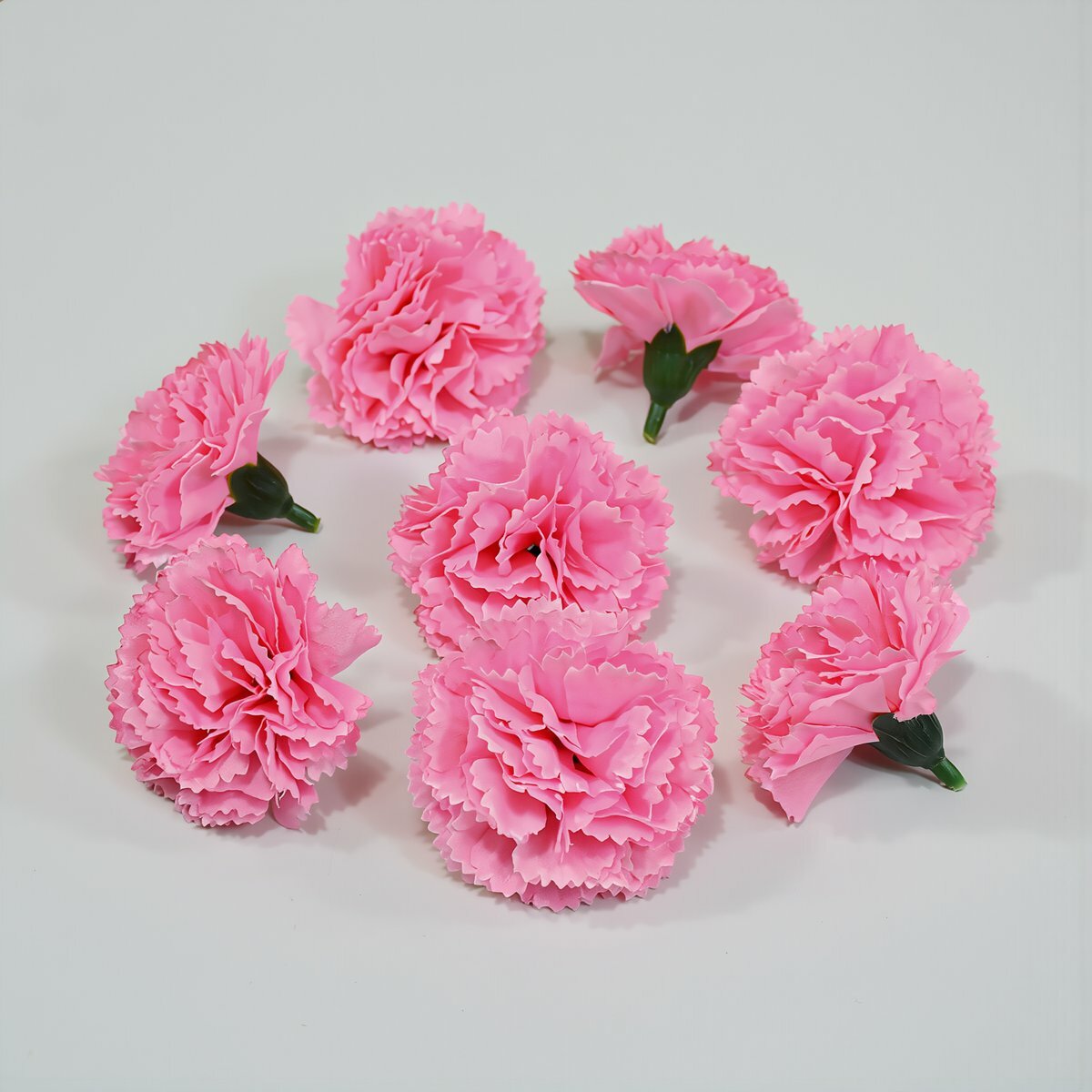 Легкие в использовании отдельные цветки гвоздики оранжевые из шелка для гавайских венков танцевальных реквизитов оформления интерьера и праздников