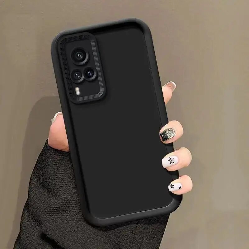 Роскошный Ретро-чехол Для Телефона С Эффектом Кожи Для Vivo Y51 Черный, Black, Vivo Y31 2021