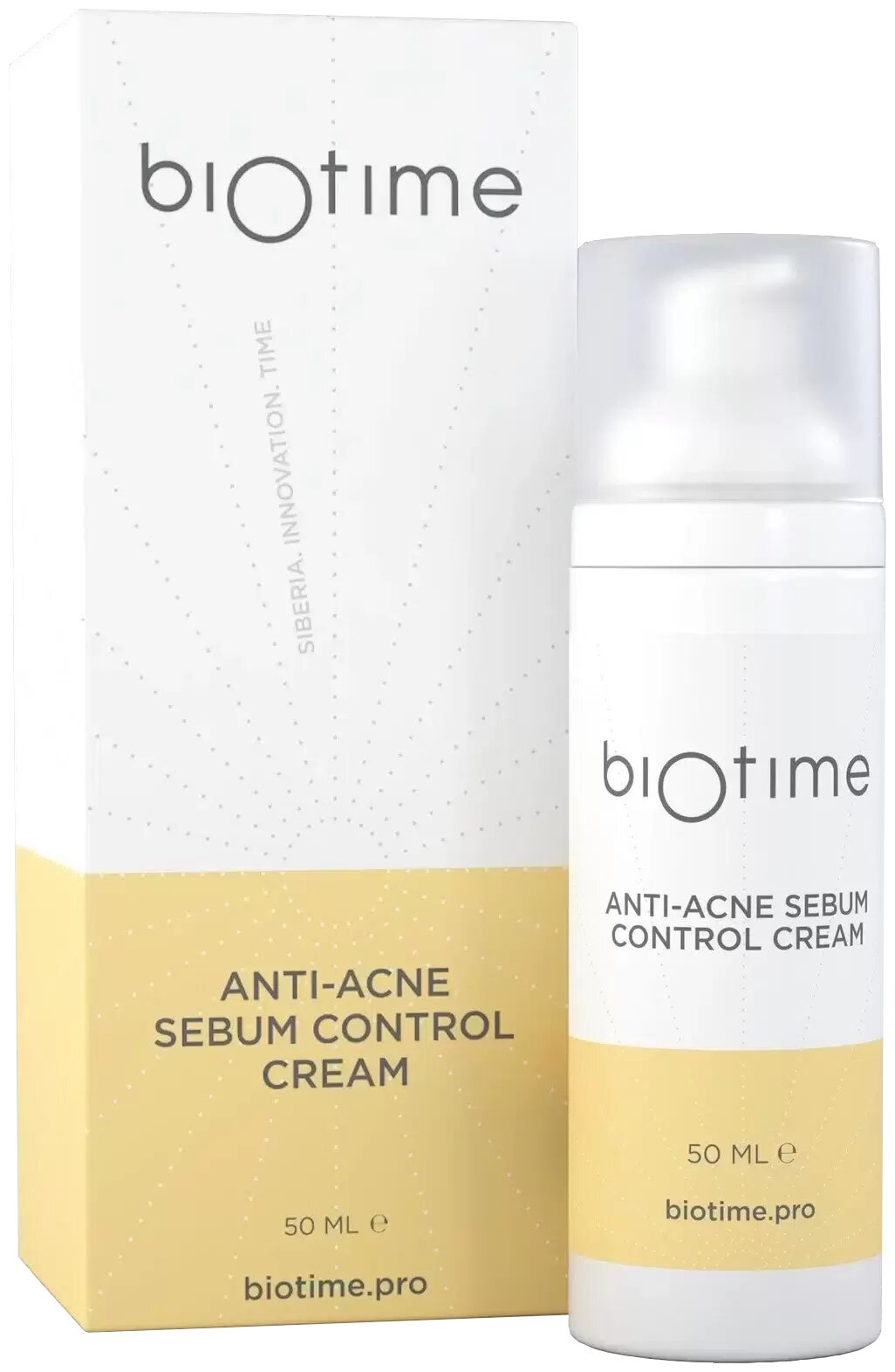 Biotime ANTI-ACNE SEBUM CONTROL CREAM Себорегулирующий крем анти-акне, 50мл