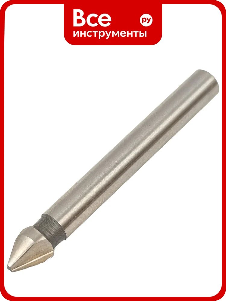 Зенковка (6x7x45 мм; конус 60 градусов; d хв=5 мм; Р6АМ5; ц/х; Z=3) CNIC 44443