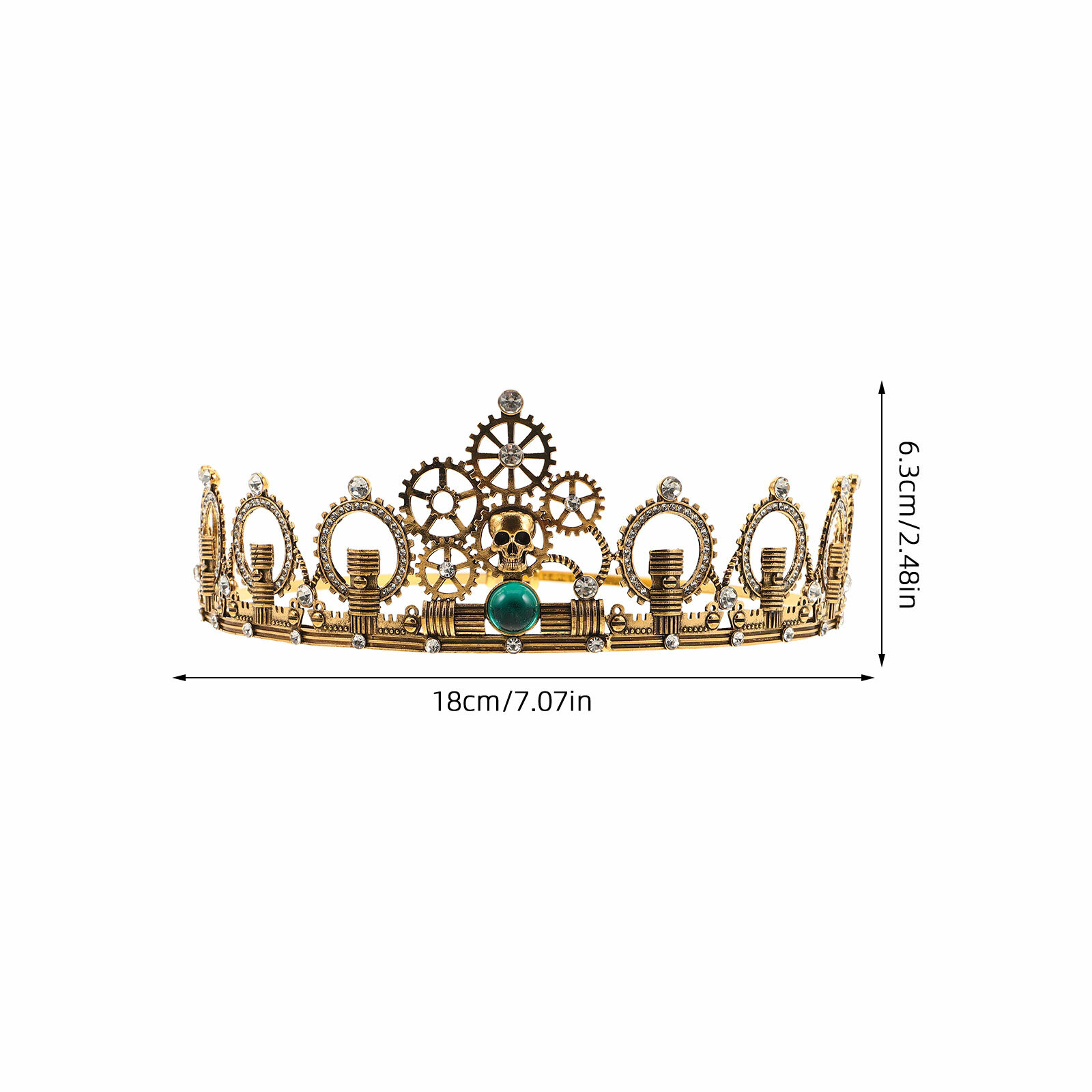 Коронa для Женщин, Из Легкого Металла, Для Косплея и Маскарада, 1 Упаковка