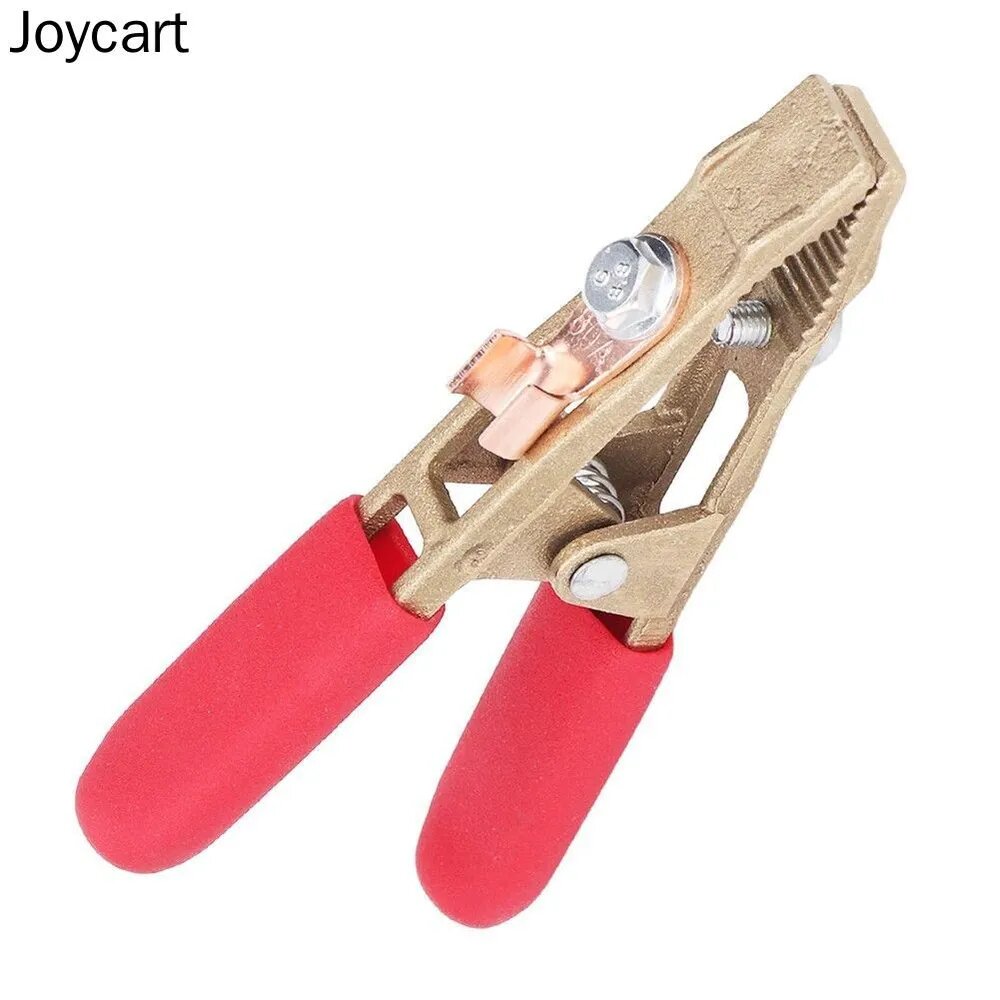 Joycart Аксессуар для пайки заземляющий кабель зажим типа "крокодил" латунь/медь 40мм — фото 1