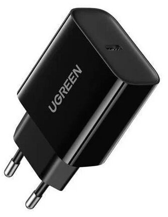Сетевое зарядное устройство Зарядное устройство UGREEN CD137 (10191) 20W черный PD Черный