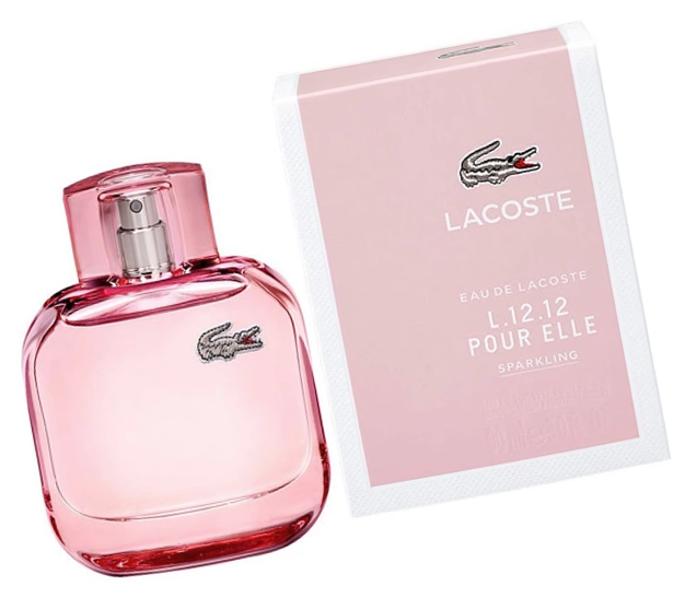 Женская туалетная вода Лакоста Спарклинг розовые 90 мл / Lacoste L 12.12 Pour Elle