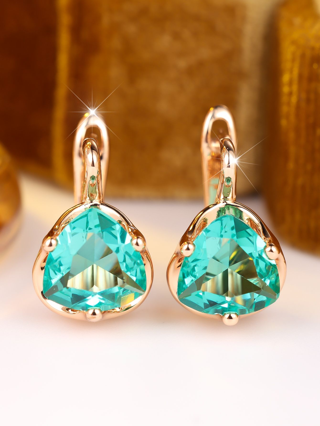 Серьги, фианит