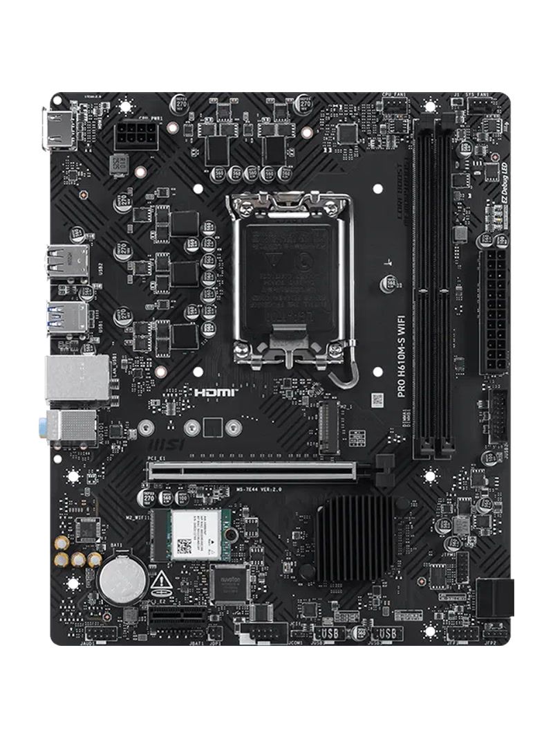 Материнская плата MSI PRO H610M-S WIFI PRO H610M-S WIFI