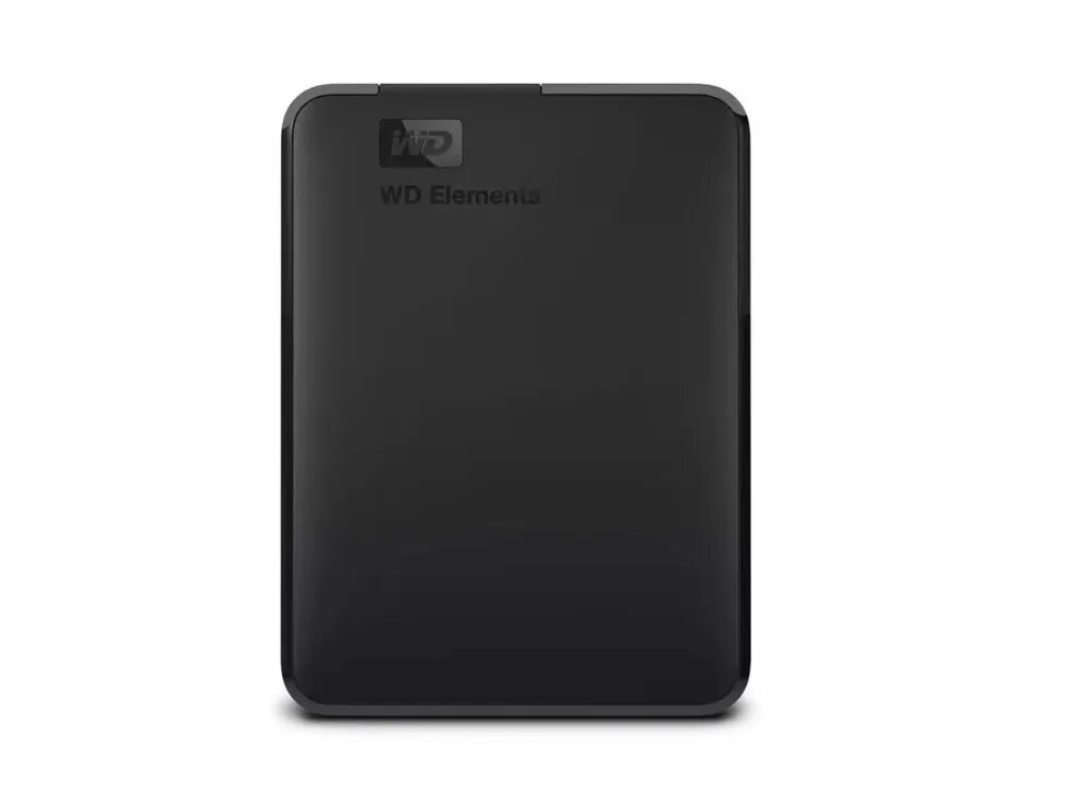 Western Digital 1 ТБ Внешний жесткий диск (YUANSU1TB), Пластик, черный, темно-серый