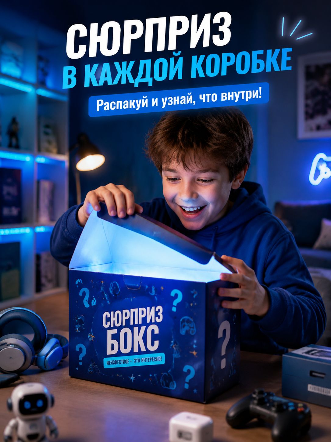 Сюрприз-бокс белый Сюрприз-бокс