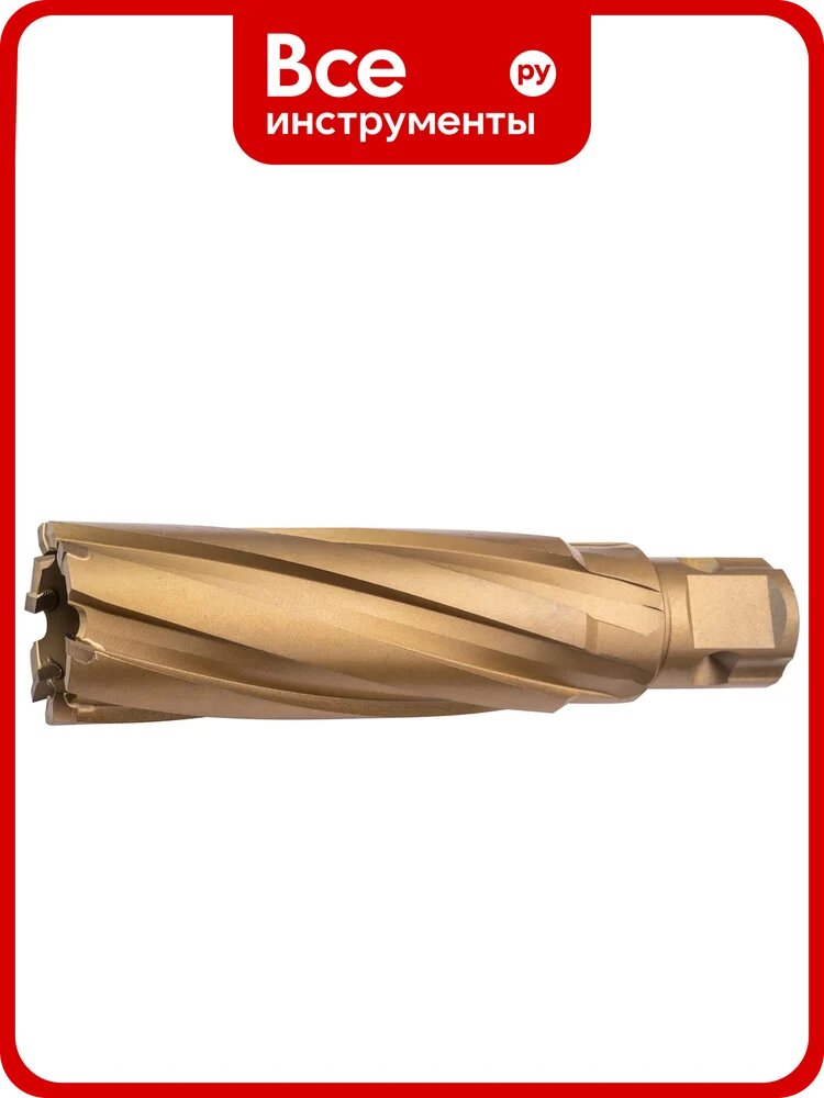 Сверло корончатое LENZ 34x80 мм, Weldon 19/Nitto LZTX-034