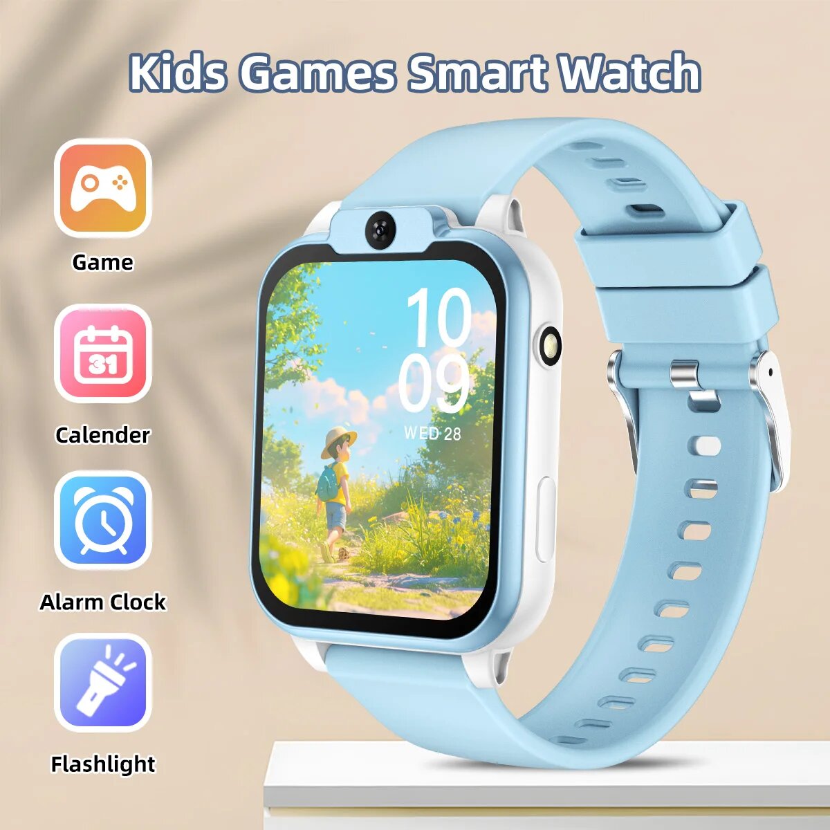 Smart Watch для детей 24 языка bluewhite