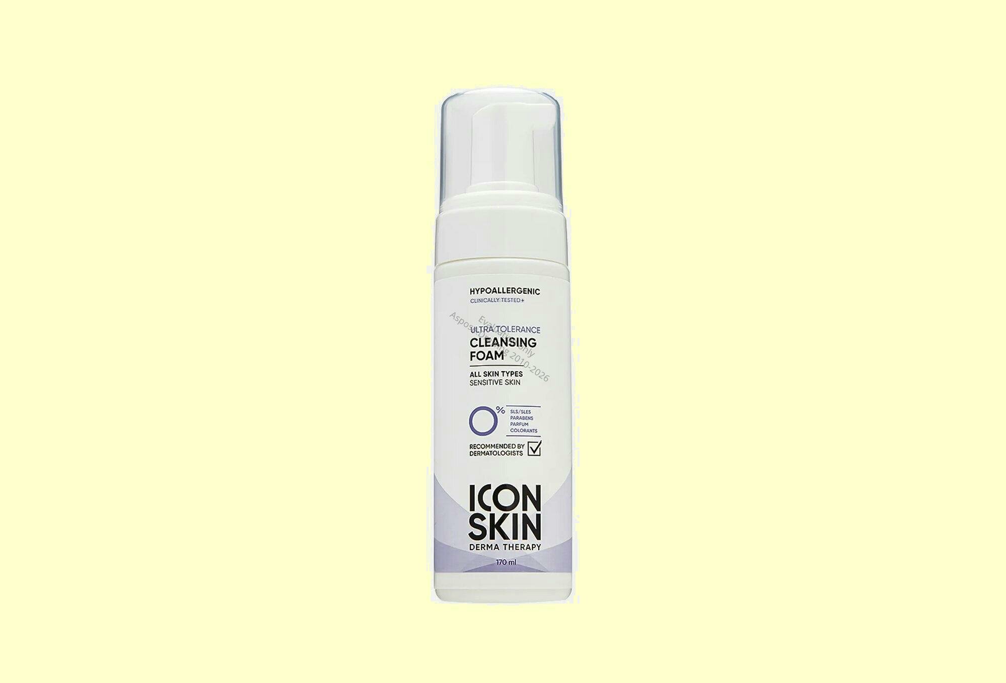 Пенка для умывания Icon Skin Ultra Tolerance Cleansing Foam, для чувствительной кожи, 170 мл