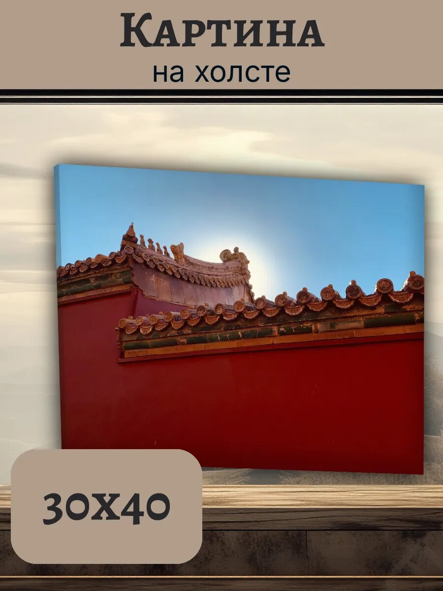 Картина Постер Китай China 30x40 запретный город