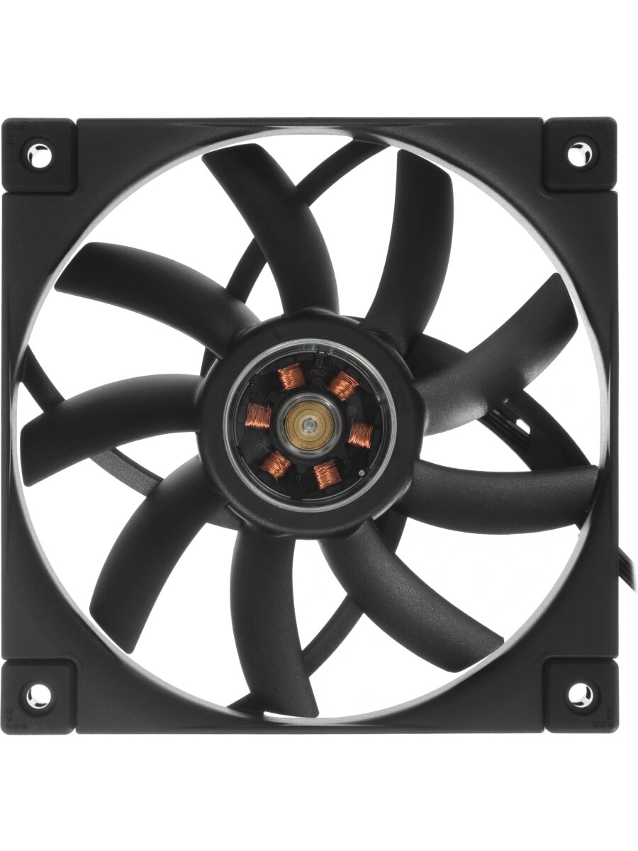 Вентилятор DeepCool FT12 Slim 120мм, 4-pin, 1850об/мин, 25.6 дБ, черный, Ret [r-ft12slim-bkwpn1-g]