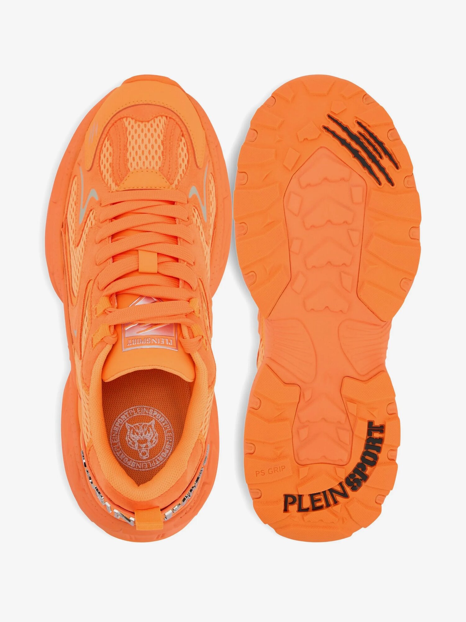 Кроссовки PLEIN SPORT Pulse X, размер 37, оранжевый — фото 1