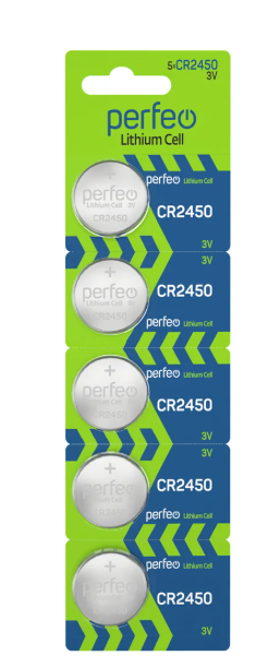 Батарейка Perfeo CR2450 блистер 5 шт.