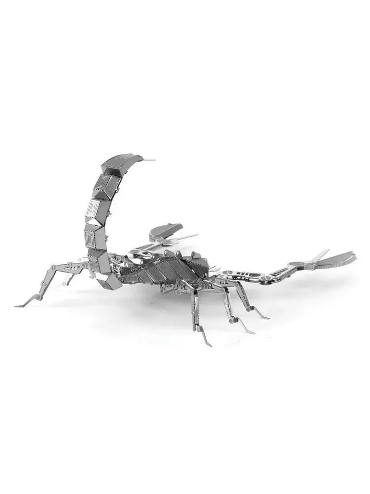 Конструктор металлический 3D Модель Скорпион из стали, набор для сборки без клея, унисекс — фото 1