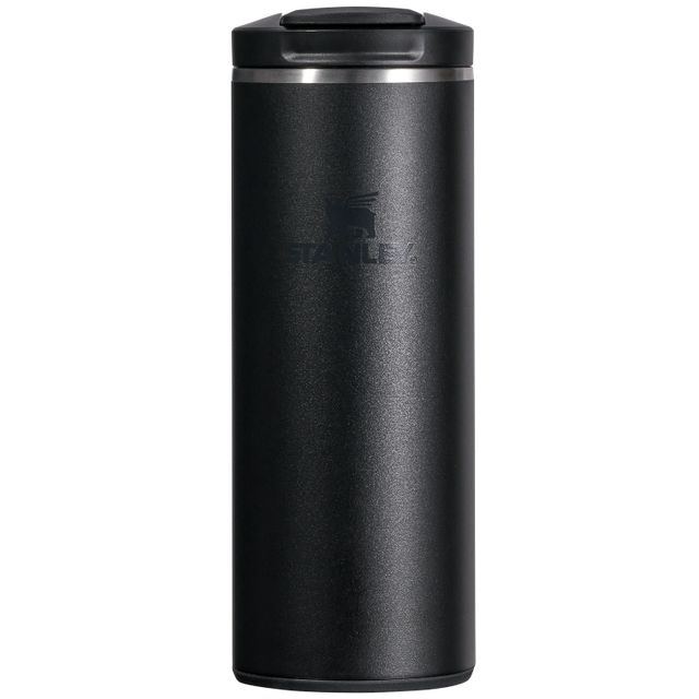 Термокружка STANLEY THE TRANSIT FLIPTOP, 350 мл/черный