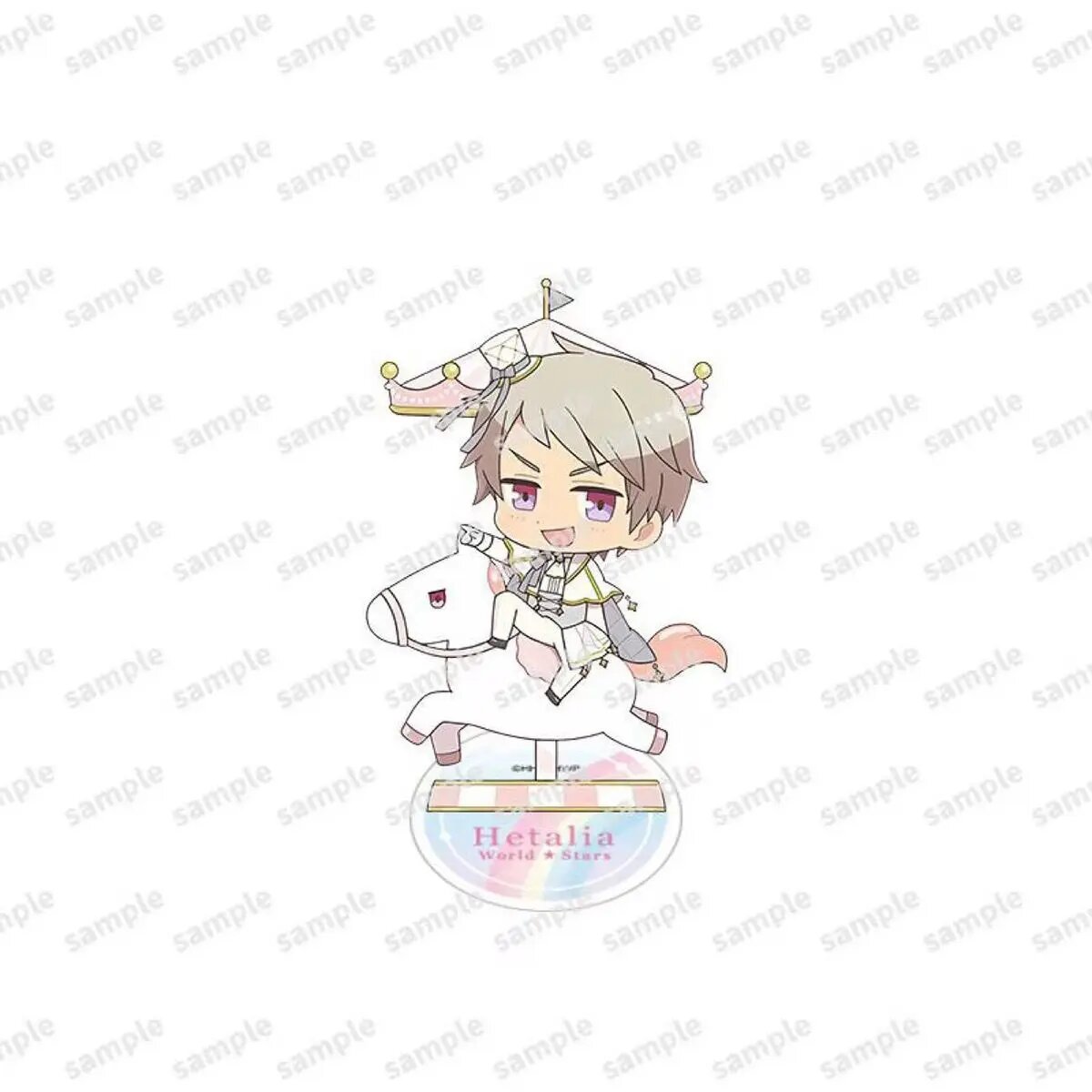 Фигурка Hetalia Людвиг на коне, 9см, WHITE