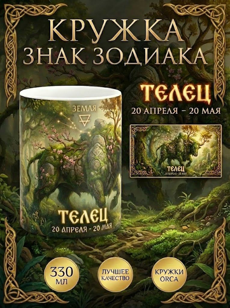 Кружка Знак Зодиака Телец