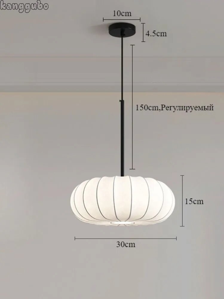 Franeda Люстра потолочная E27, 5 Вт, белая матовая, регулировка цветовой температуры, ваби-саби — фото 1