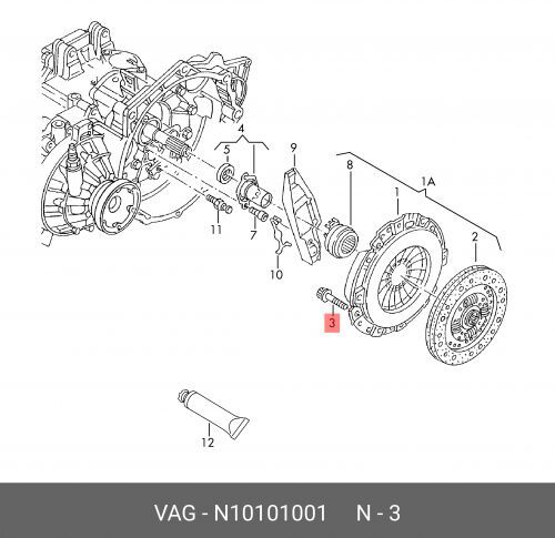 Болт AUDI/VW