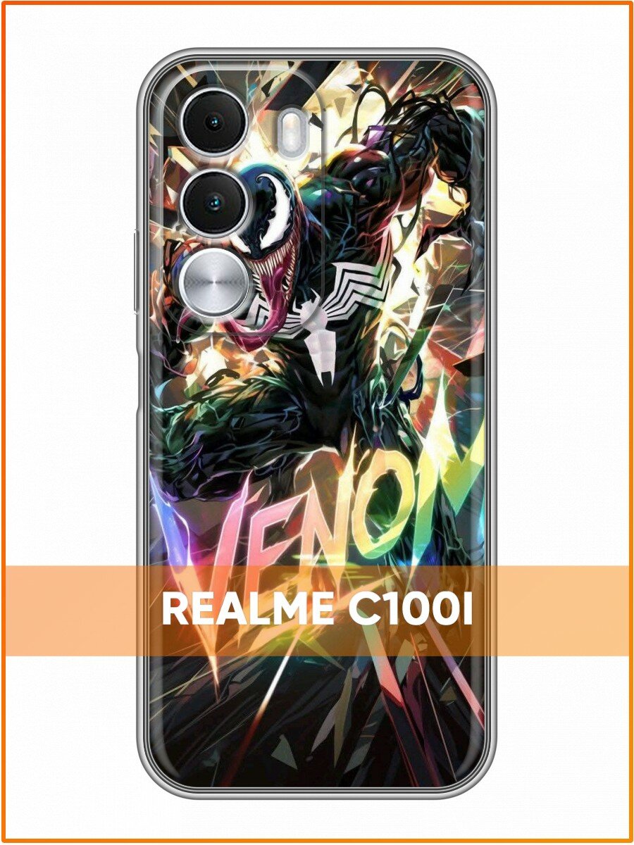 Чехол для Realme C100i с принтом для мальчиков с Веномом (Реалми С100и)
