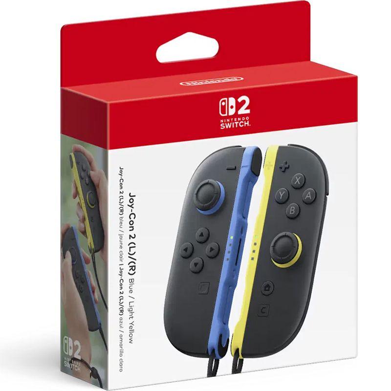 Набор из двух контроллеров Joy-Con 2 Blue/Light Yellow (синий/светло-желтый) для Nintendo Switch 2