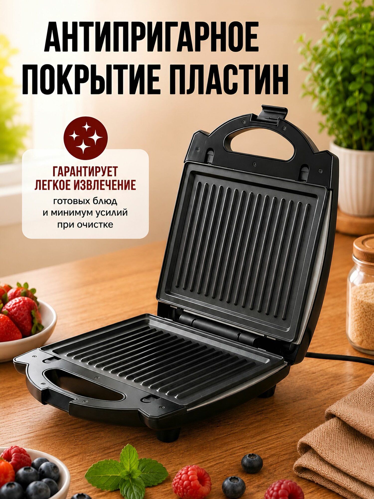 Вафельница 3в1 — фото 1